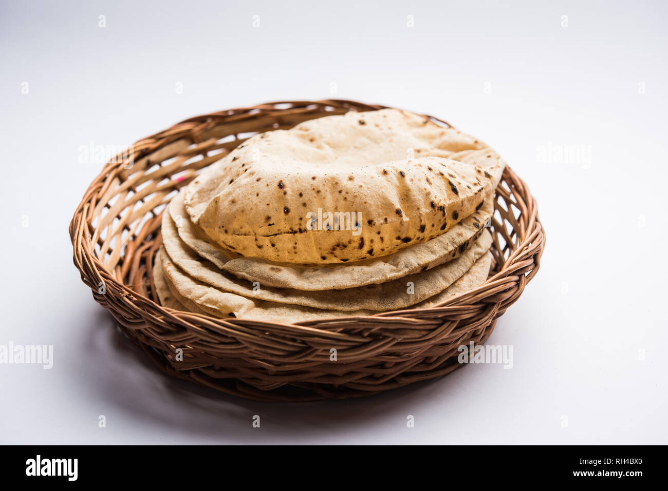 Chapati / Tava Roti also known as Indian bread or Fulka/phulka. Main ...