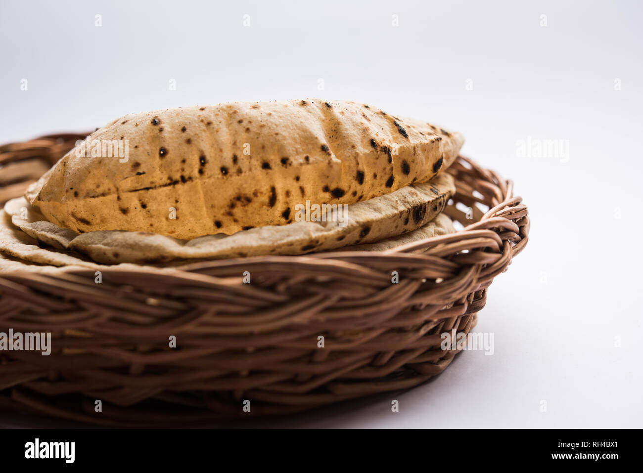 Chapati / Tava Roti also known as Indian bread or Fulka/phulka. Main ...