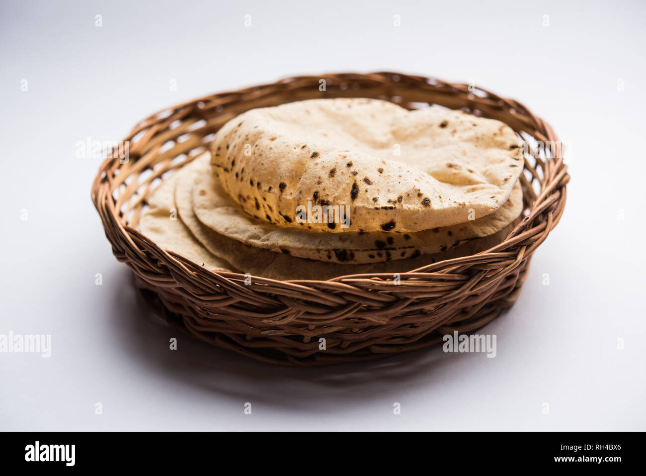 Chapati / Tava Roti also known as Indian bread or Fulka/phulka. Main ...