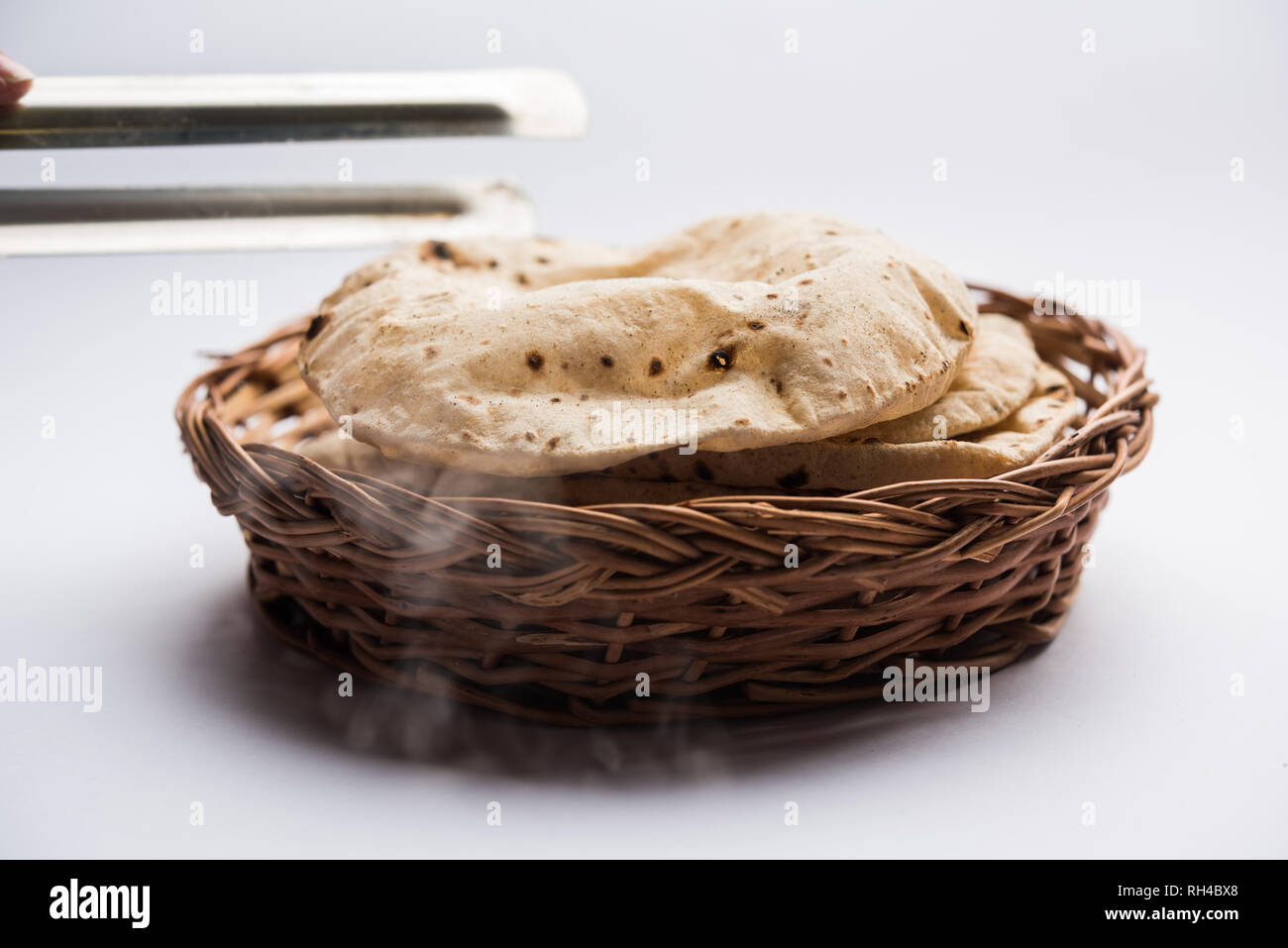 Chapati / Tava Roti also known as Indian bread or Fulka/phulka. Main ...