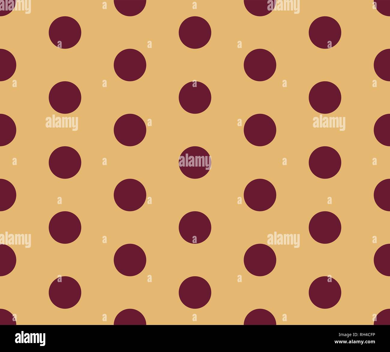 Vintage Red Polka Dot Background
