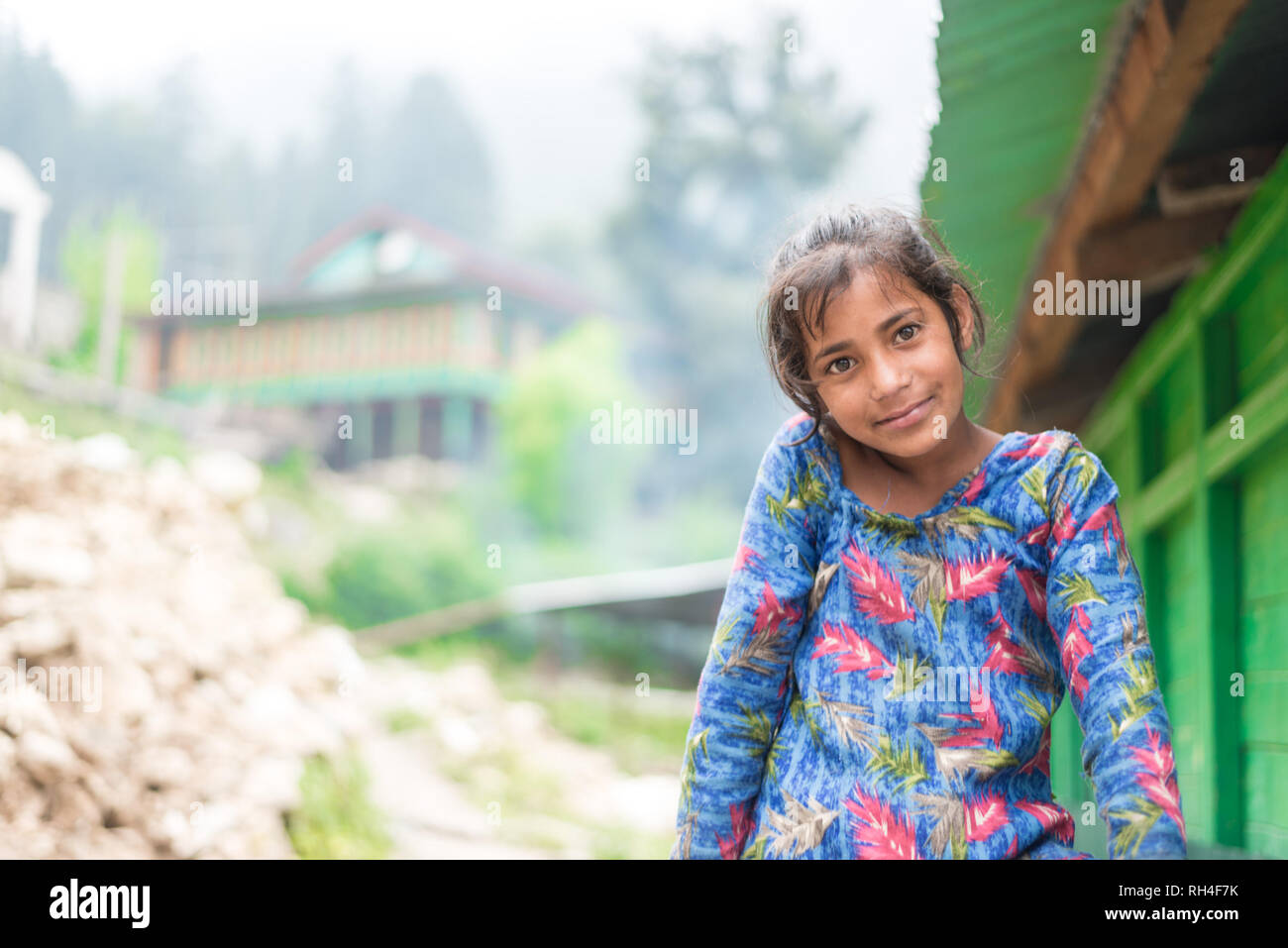 Kullu, Himachal Pradesh, India - August 31, 2018 : Portrait of ...