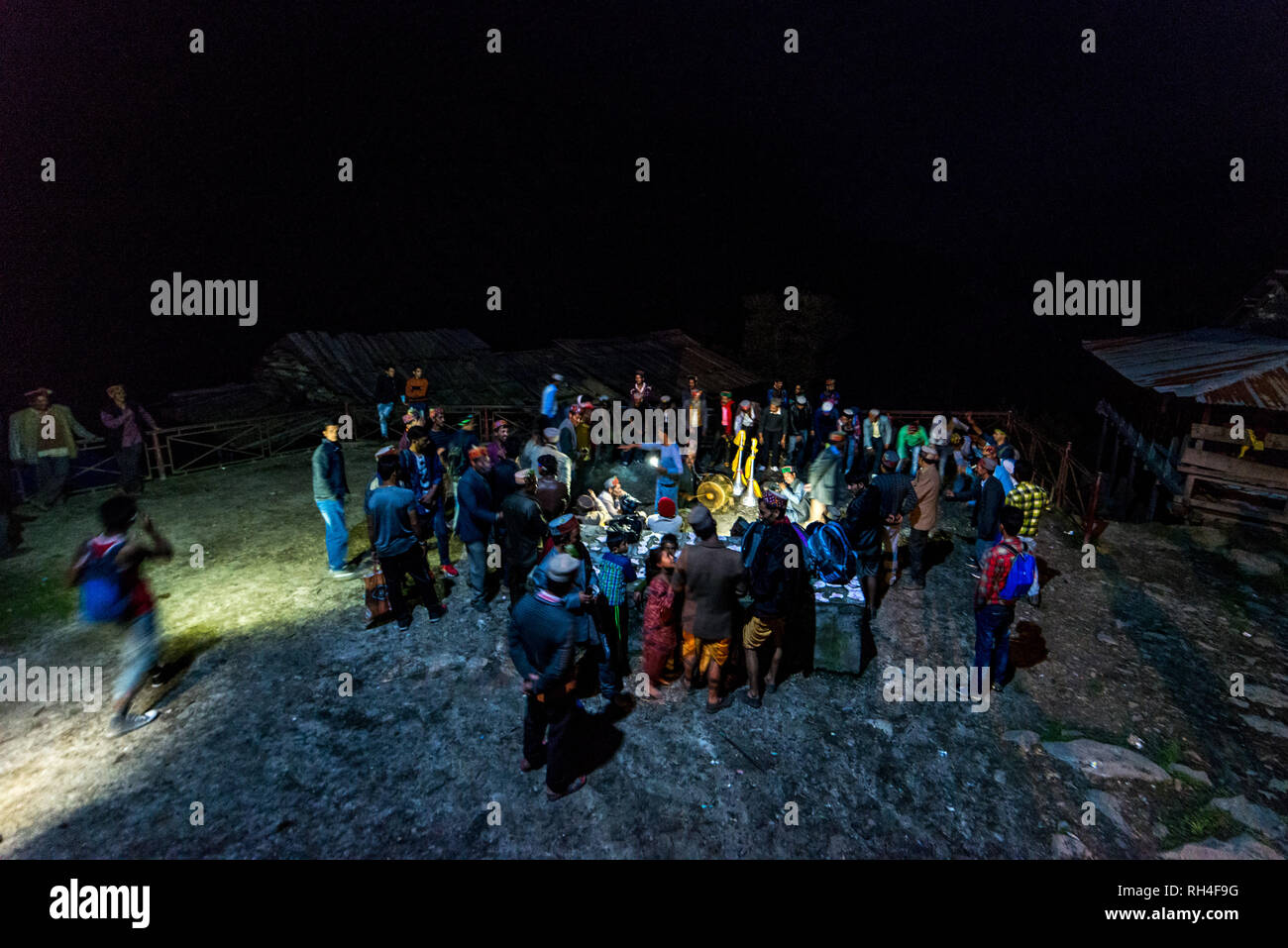 Kullu, Himachal Pradesh, India - August 31, 2018 : Nati Dance in ...