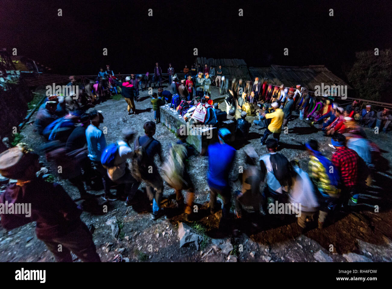 Kullu, Himachal Pradesh, India - August 31, 2018 : Nati Dance in ...