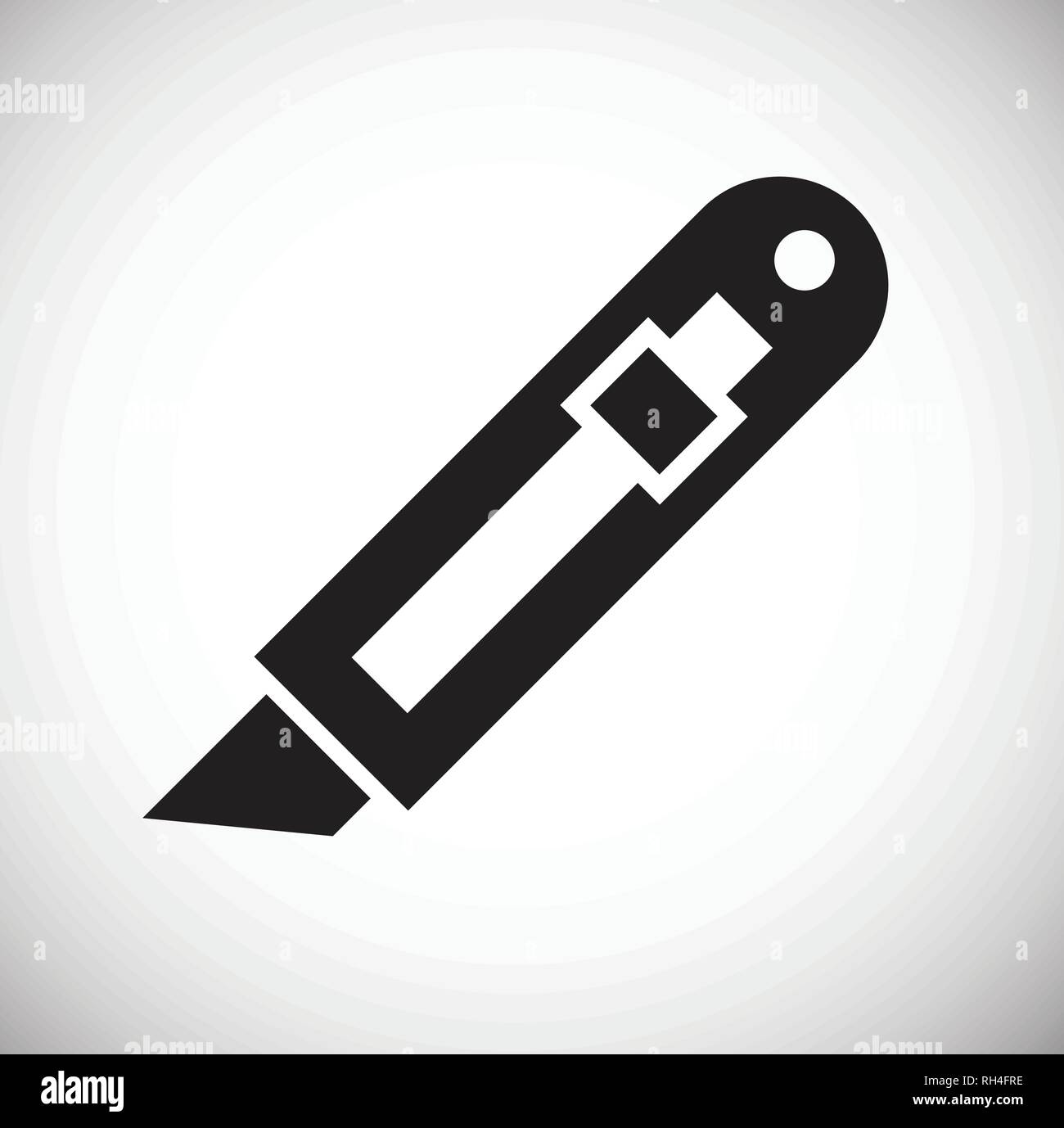 Tool cutter icon on white background for graphic and web design, Modern ...