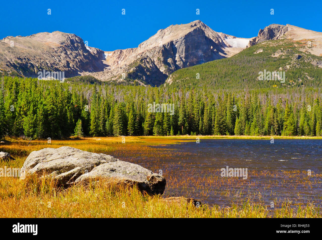 Bierstadt Lake, Bierstadt Lake Trail, Rocky Mountain National Park ...