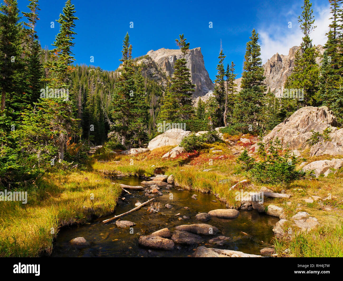 Dream Lake Trail, Rocky Mountain National Park, Estes, Colorado, USA ...