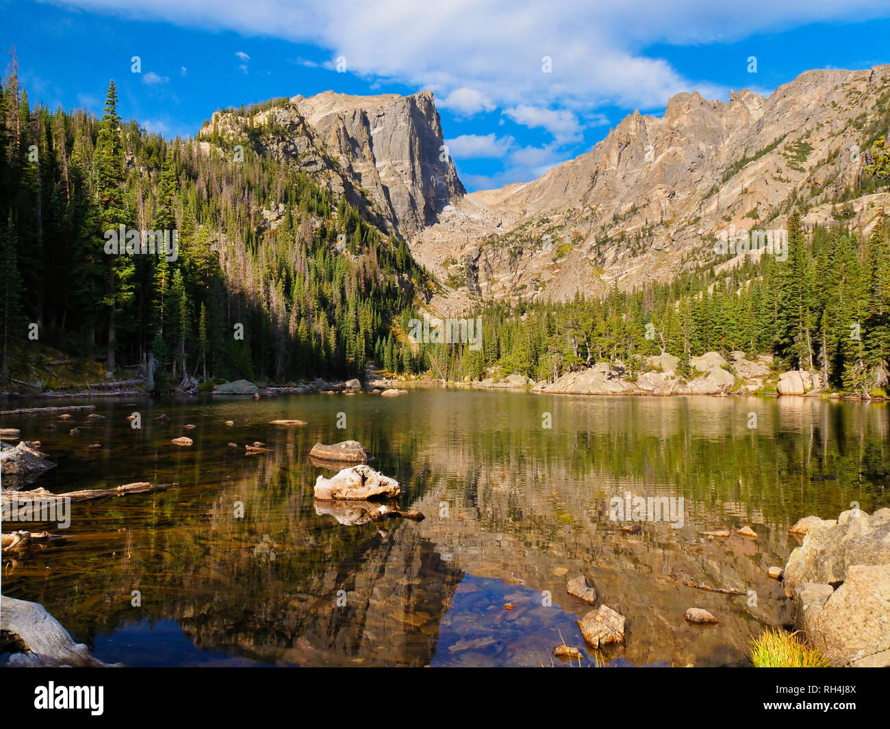 Dream Lake, Dream Lake Trail, Rocky Mountain National Park, Estes ...