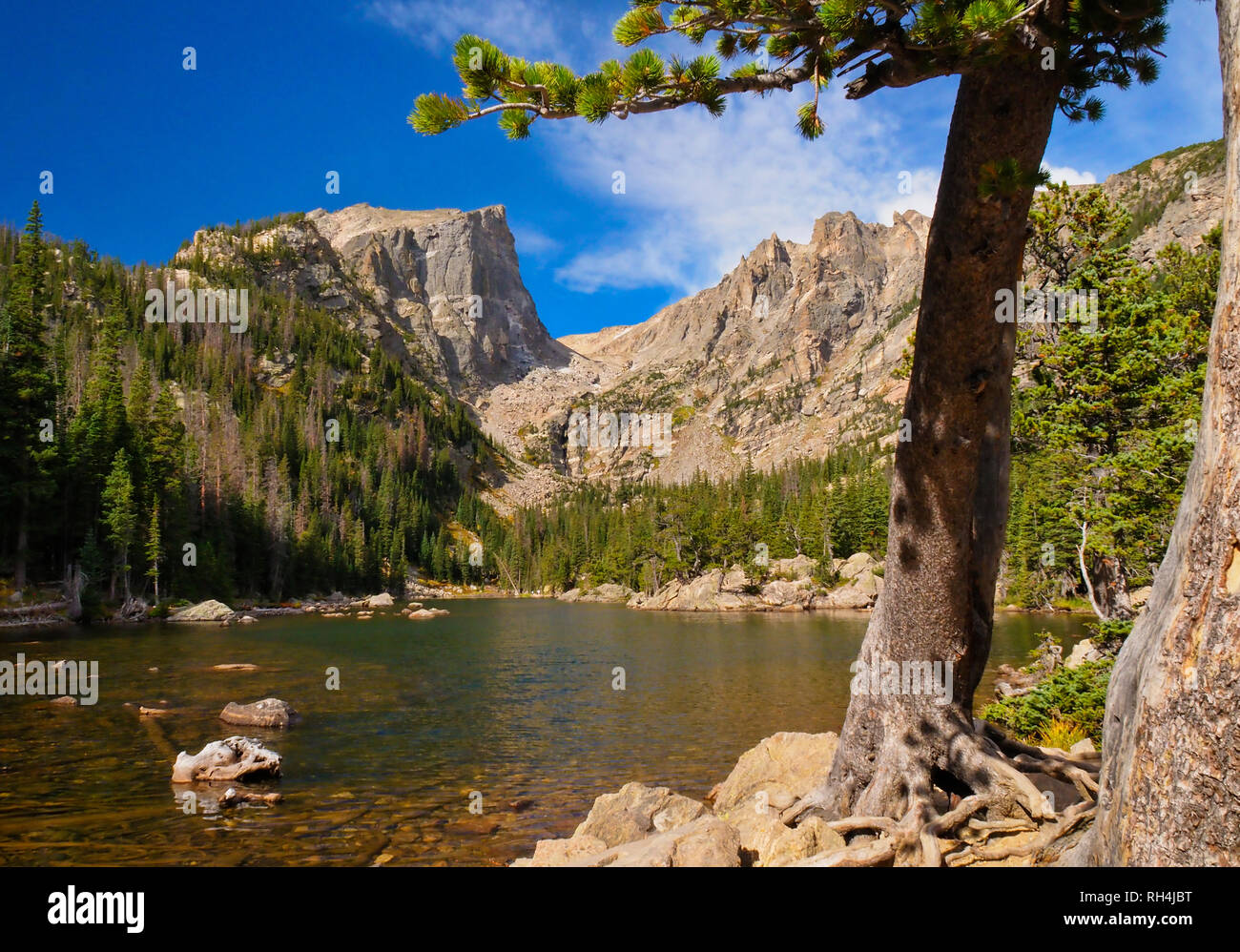 Dream Lake, Dream Lake Trail, Rocky Mountain National Park, Estes ...