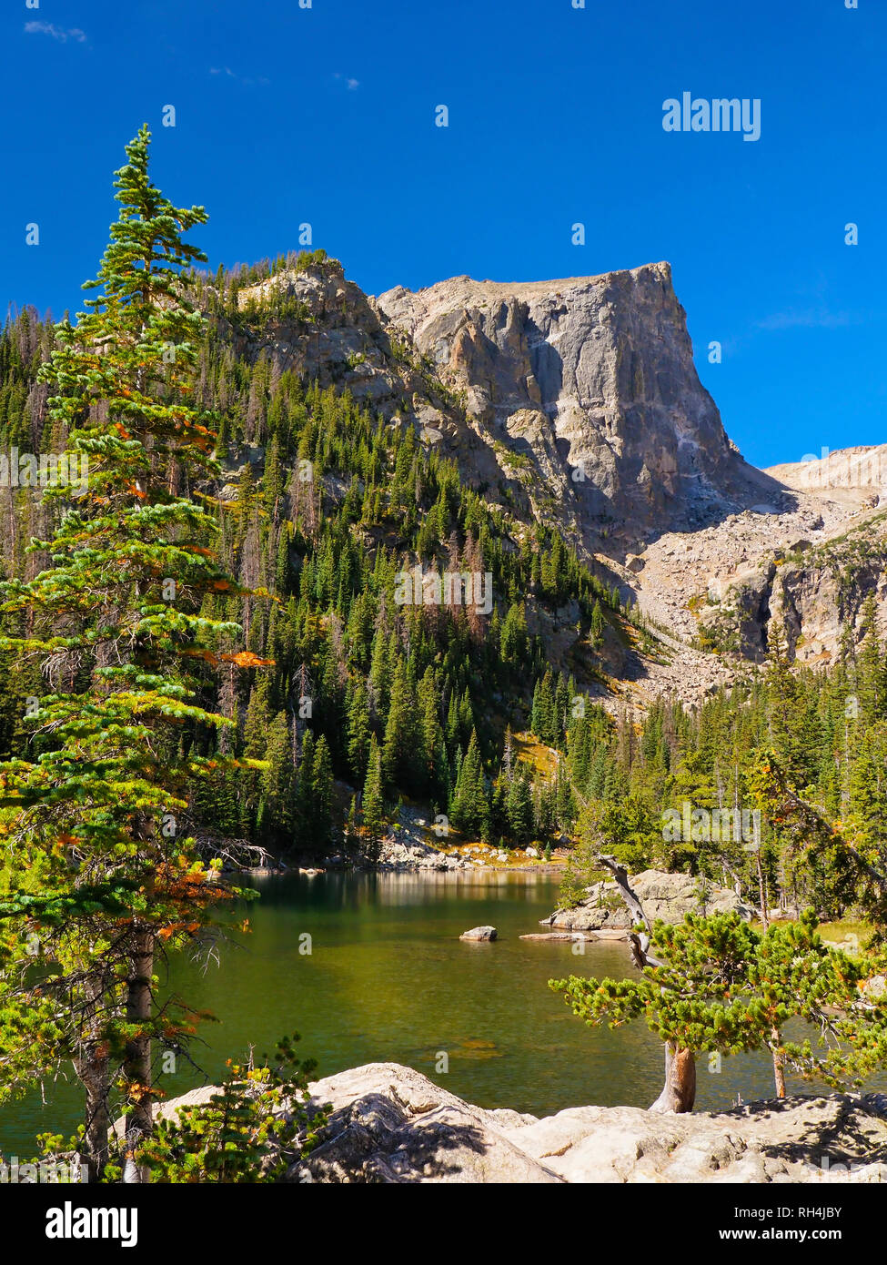 Dream Lake, Dream Lake Trail, Rocky Mountain National Park, Estes ...