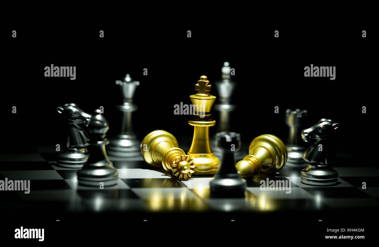 chess board game concept for competition and strategy Stock Photo - Alamy