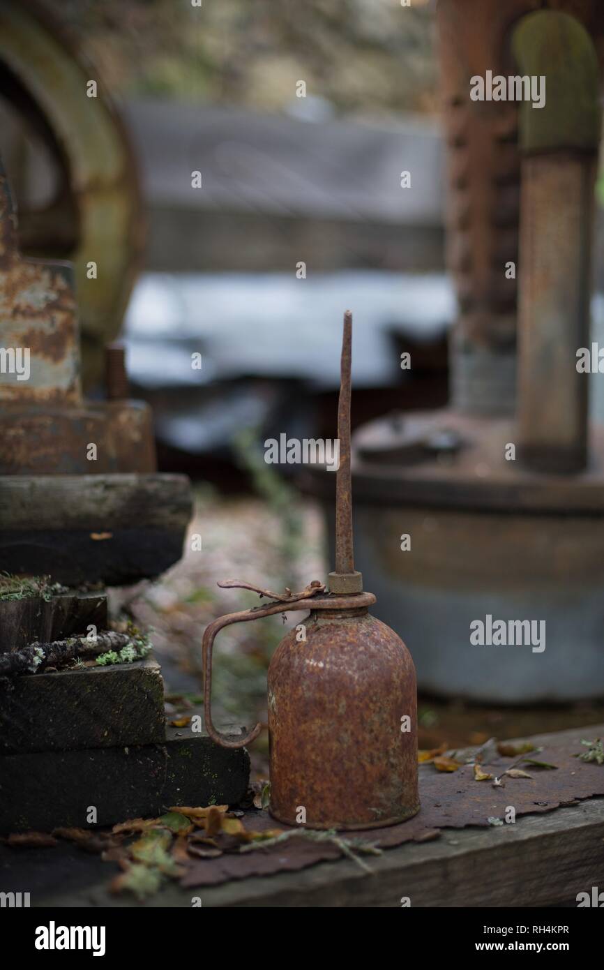 Antique Oil Can High Resolution Stock Photography and Images - Alamy