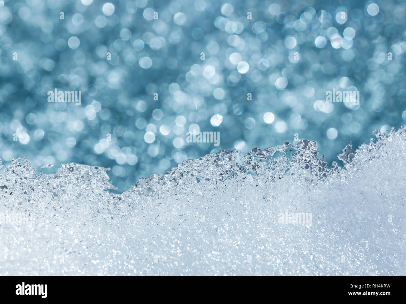 Light blue icy background hi-res stock photography and images - Alamy