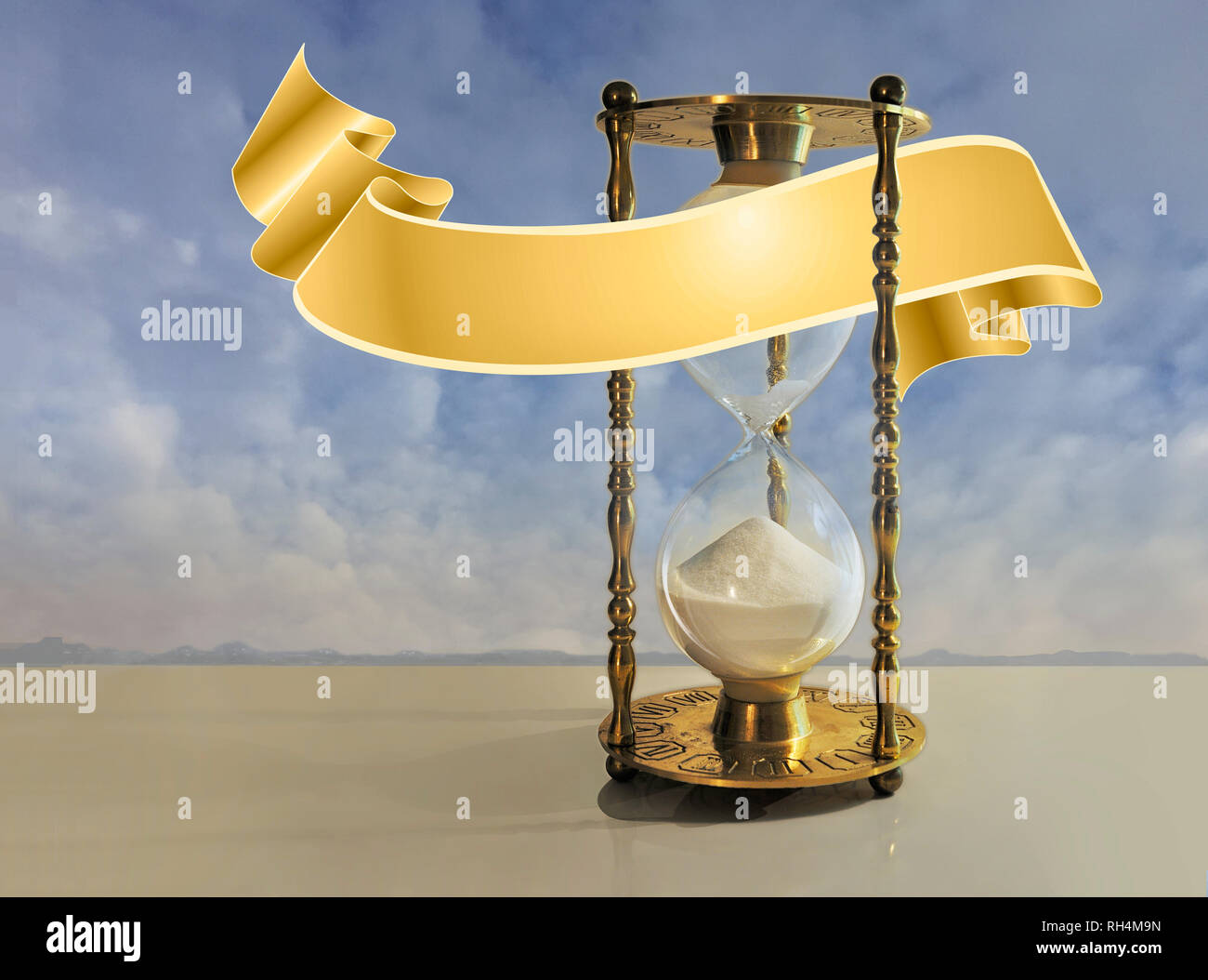 Hourglass turning hi-res stock photography and images - Alamy