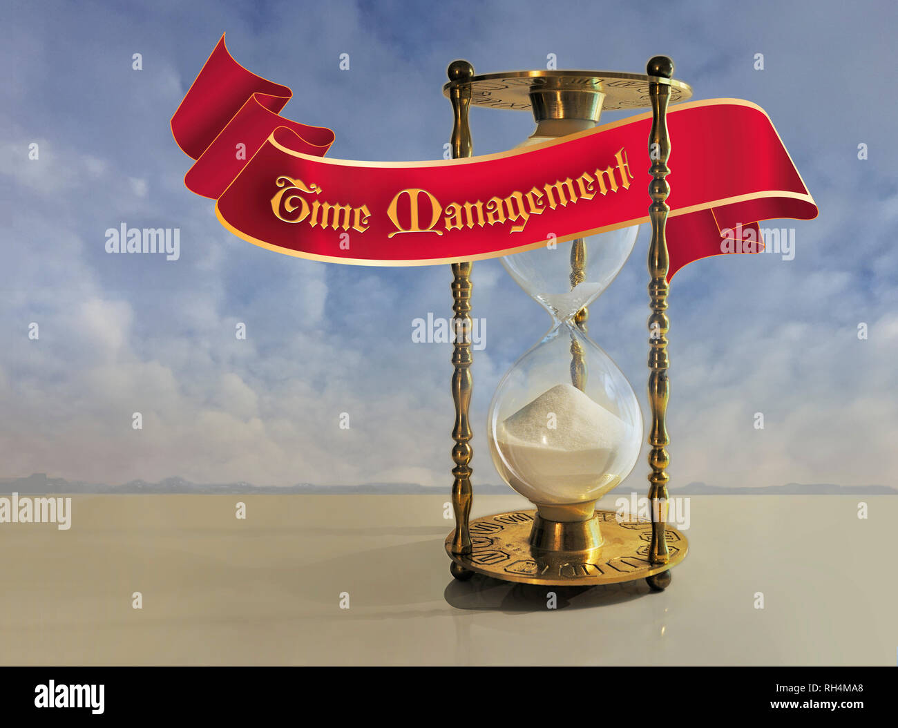 Hourglass turning hi-res stock photography and images - Alamy