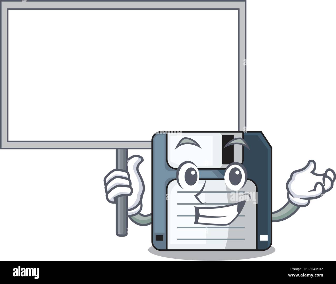 Bring board cartoon shape in the floppy disk Stock Vector Image & Art ...