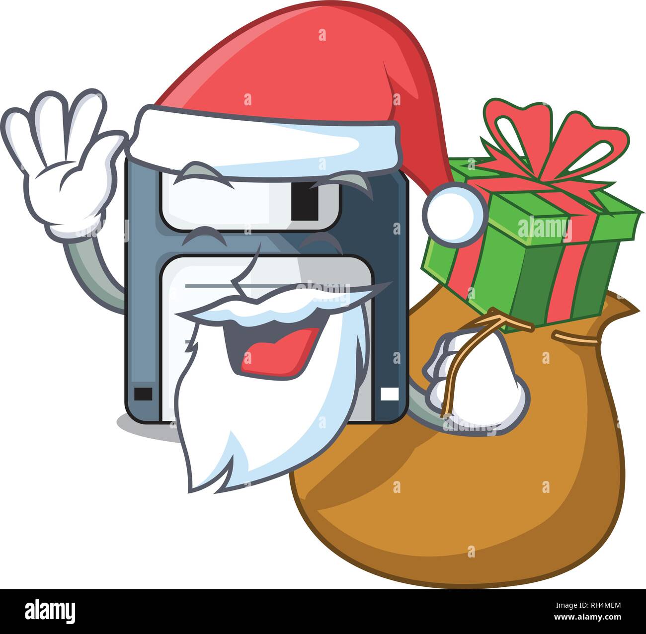 Happy christmas writing in snow Stock Vector Images - Alamy