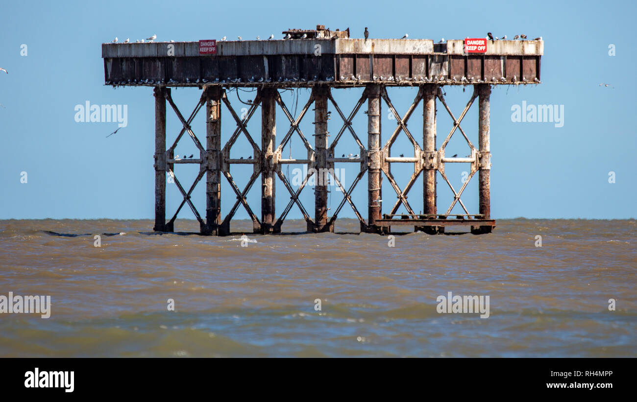The Platforms at Sea Stock Photo - Alamy