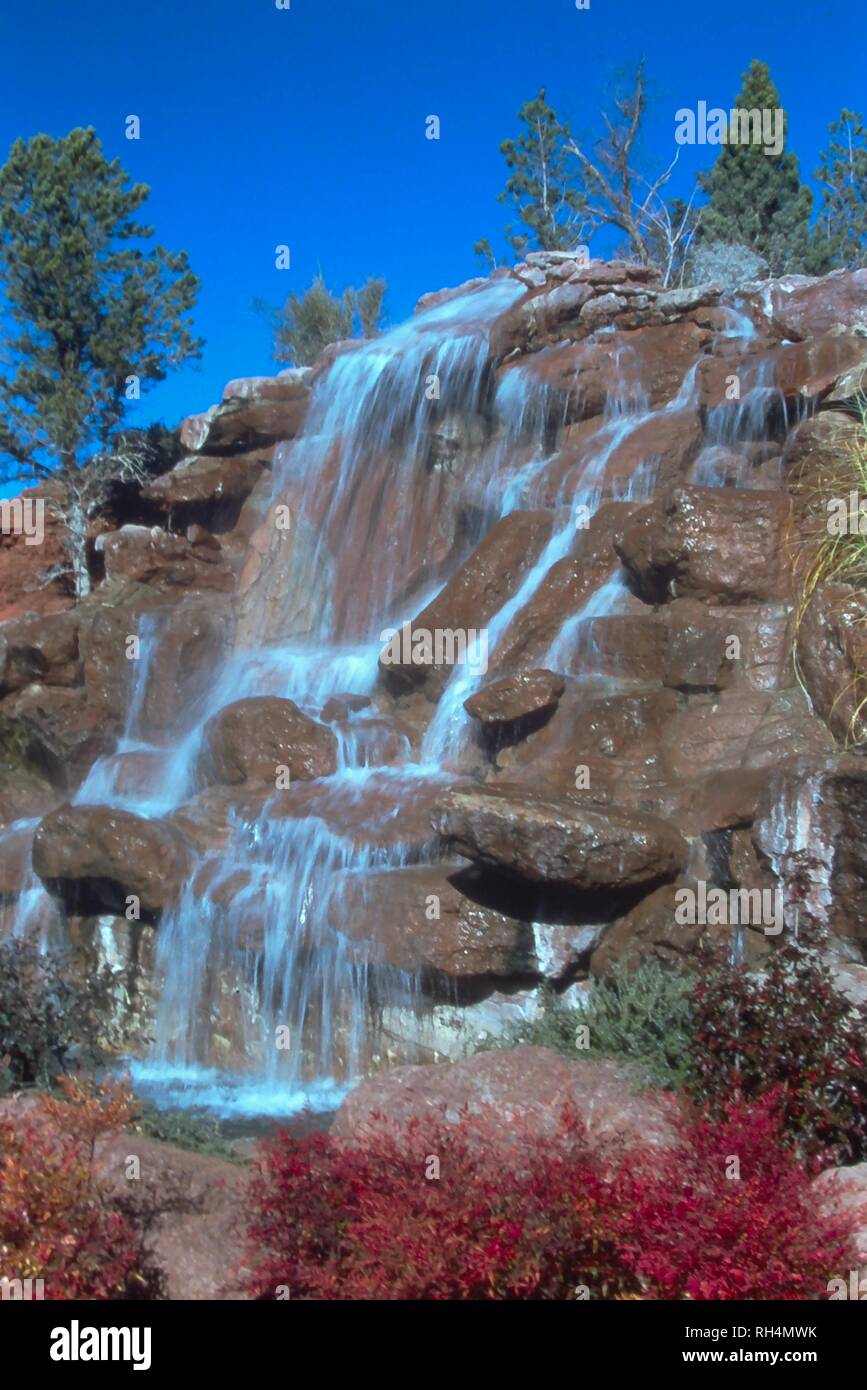 A waterfall in Sedona, Arizona Stock Photo - Alamy