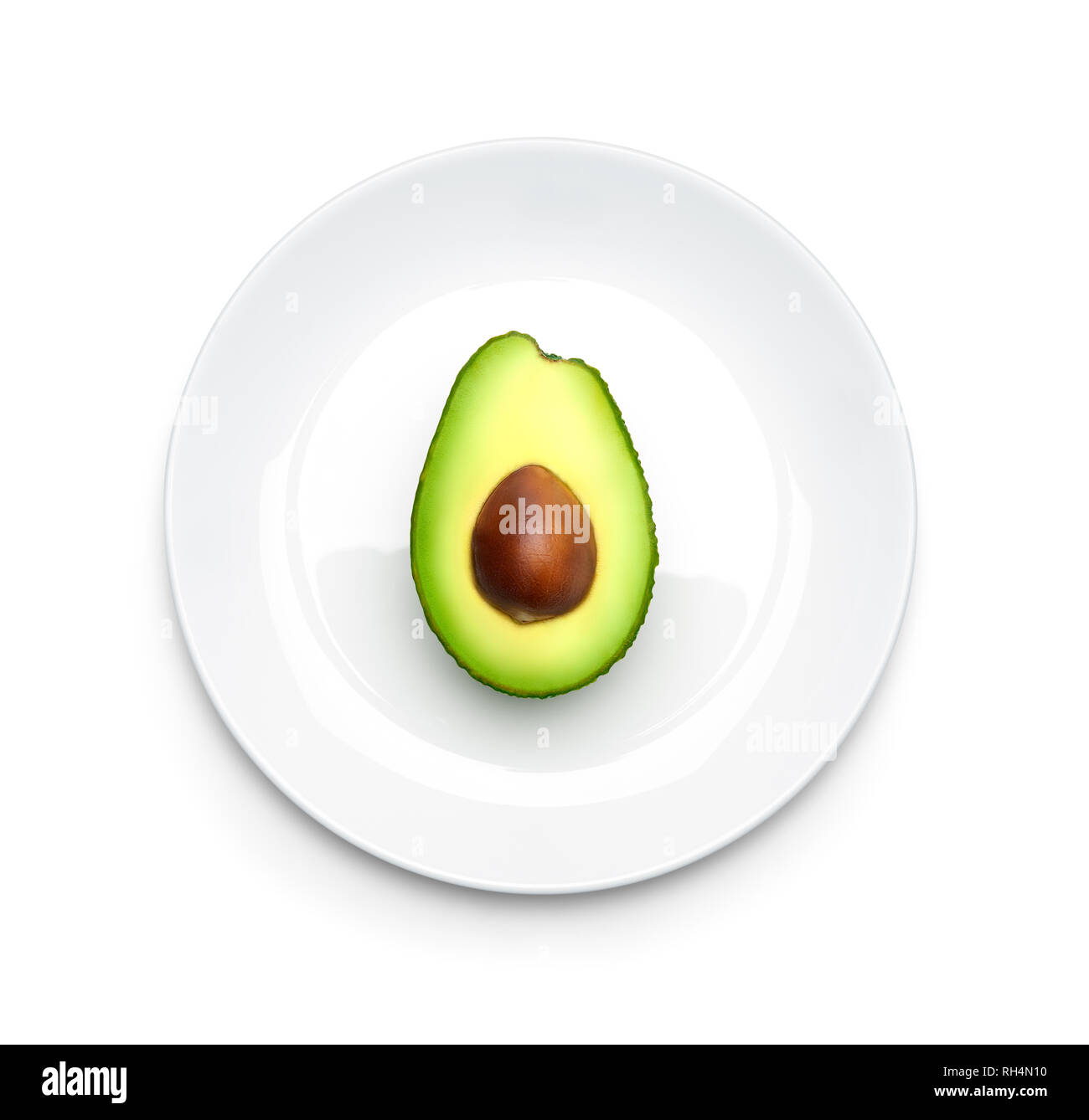 Half avocado plate hi-res stock photography and images - Alamy