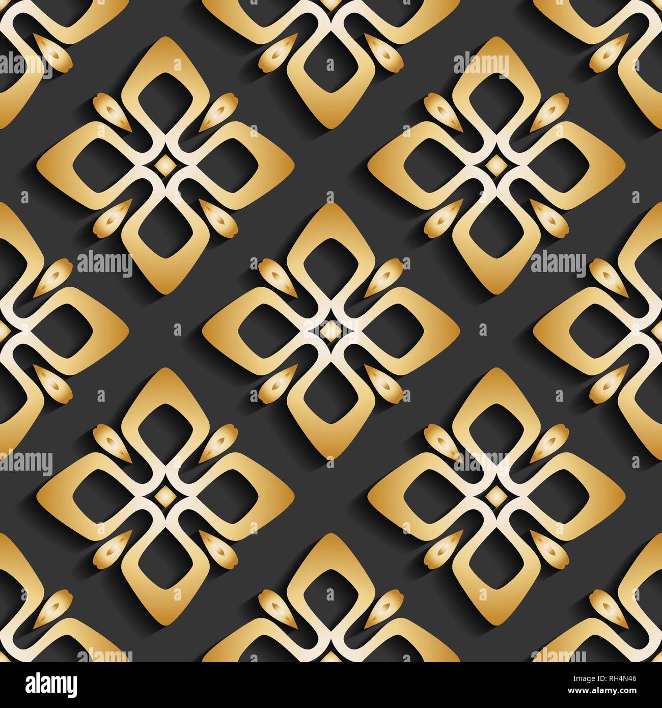 Gold tile wall high Stock Vector Images - Alamy