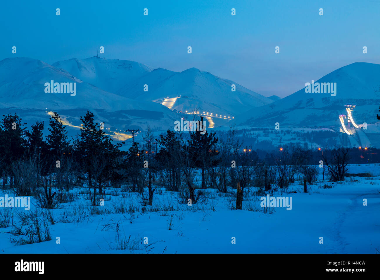 Palandoken ski resort hi-res stock photography and images - Alamy