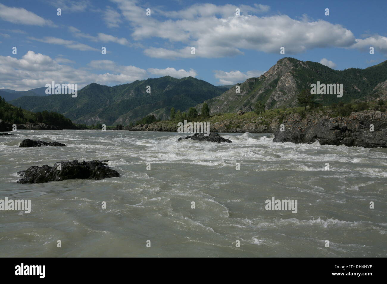 Altai region Russia mountain landscapes Stock Photo - Alamy
