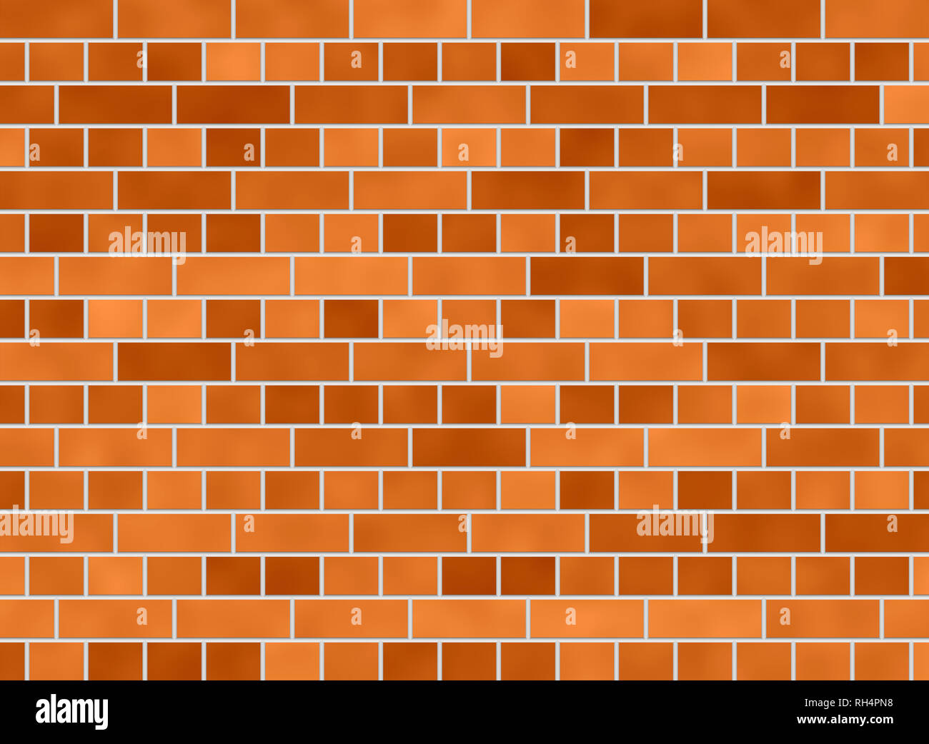 illustration of a red brick wall background Stock Photo - Alamy