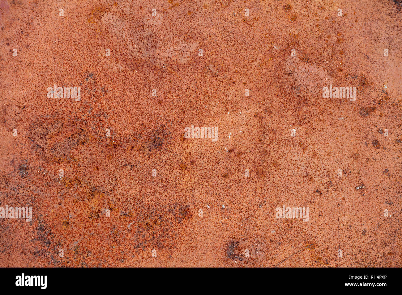 Old red rusted iron surface, flat background photo texture Stock Photo ...