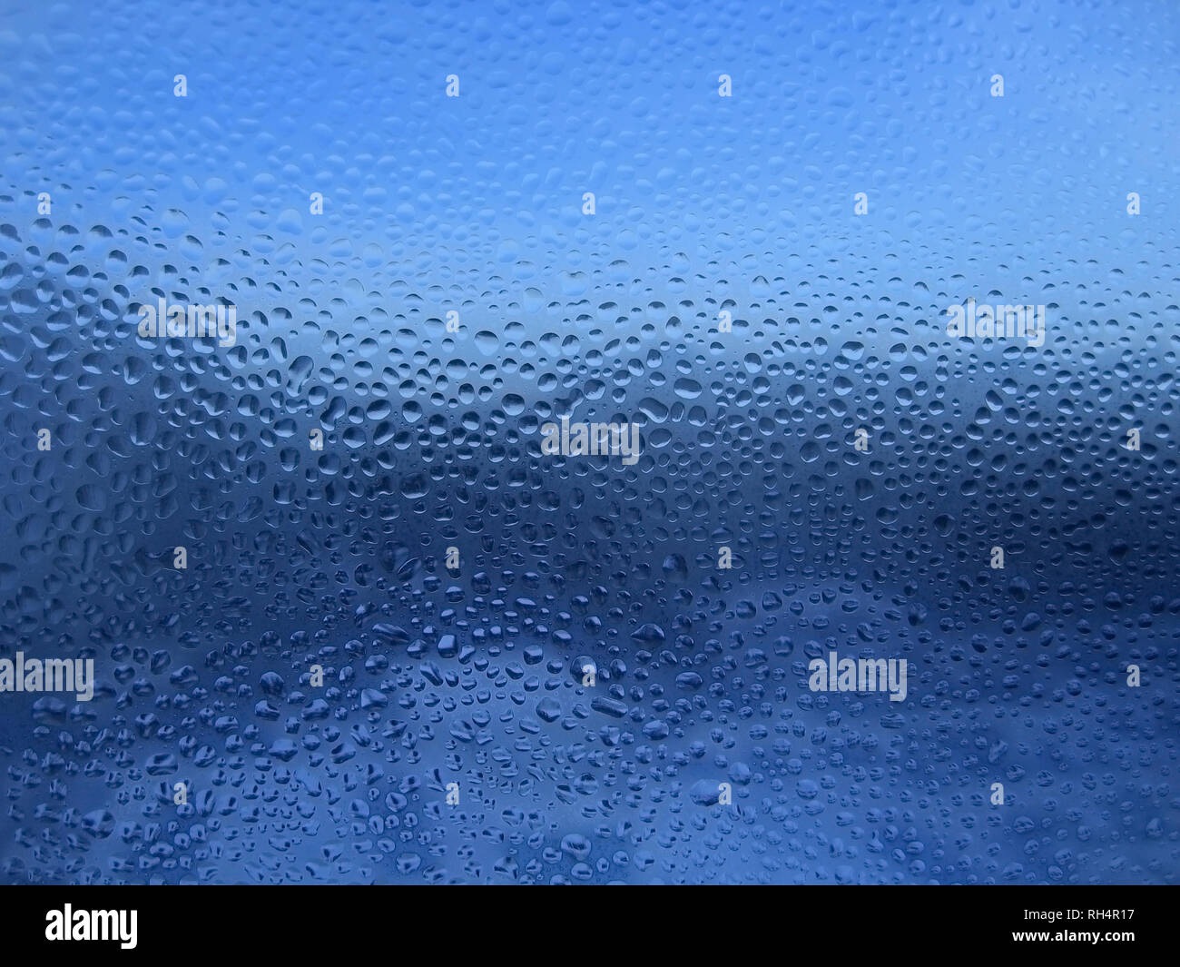 Natural water drops on window glass Stock Photo - Alamy