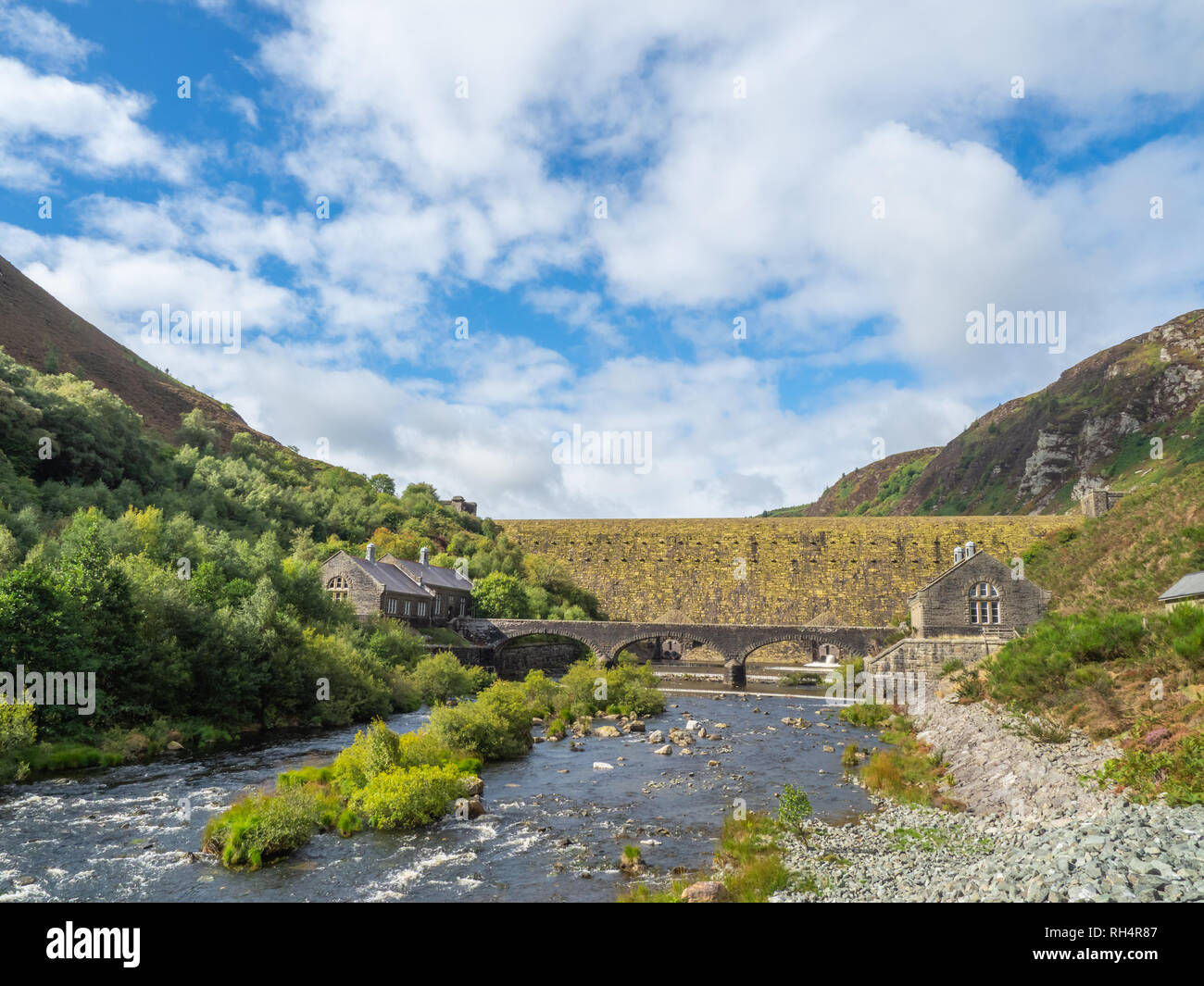 Elan Valley Dam, Wales Stock Photo - Alamy