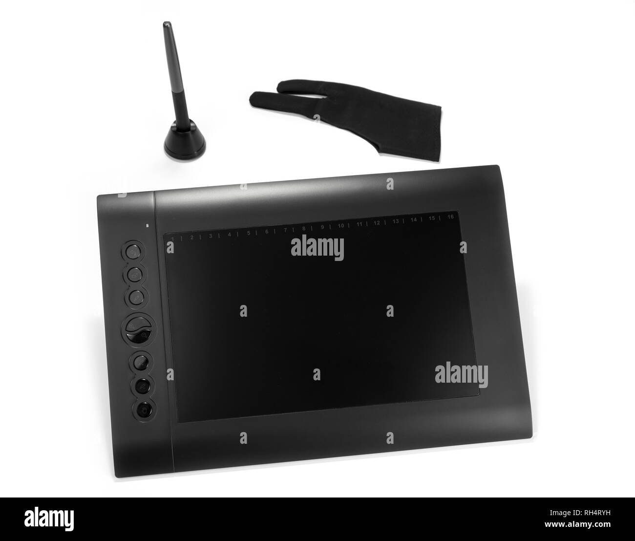 Graphic tablet with pen for illustrators, painters and designers on ...