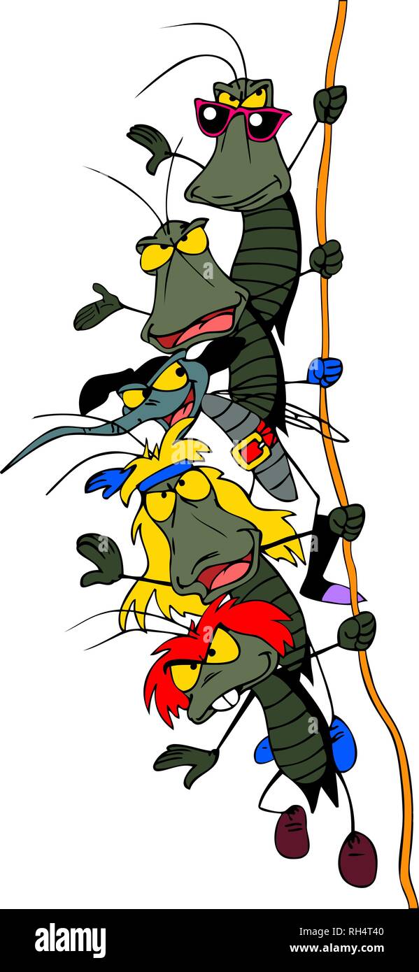 Kids rock insects Stock Vector Images - Alamy