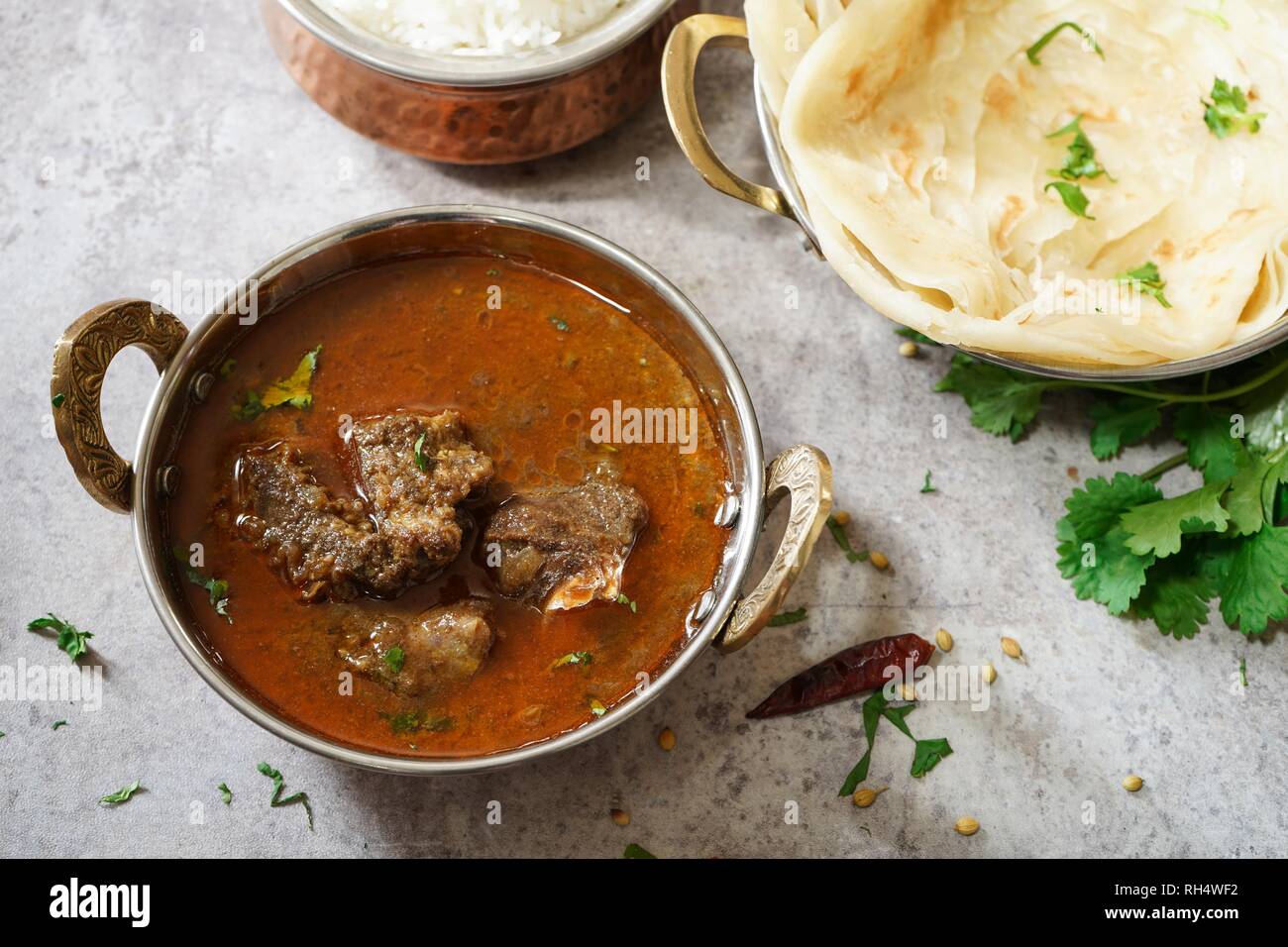 Mutton Curry And Roti