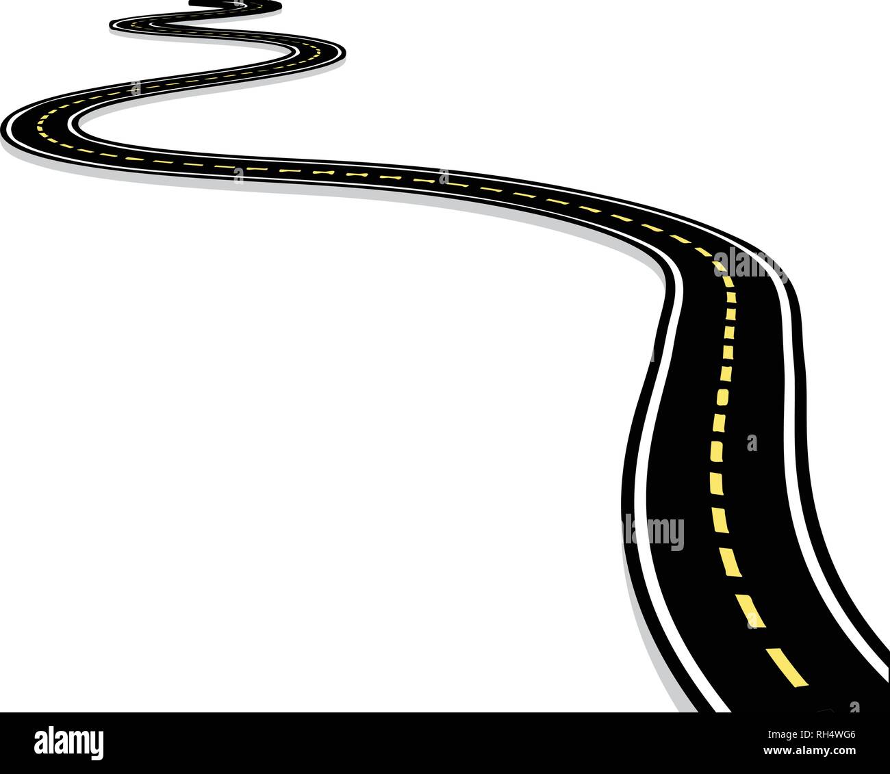 Curvy Road Clipart