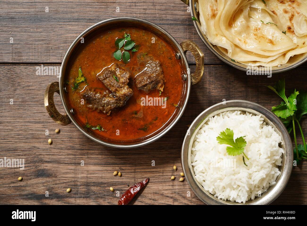 Mutton Curry And Roti