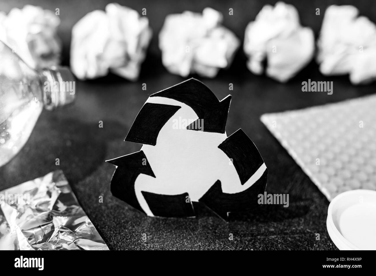 Reducing plastic pollution Black and White Stock Photos & Images - Alamy