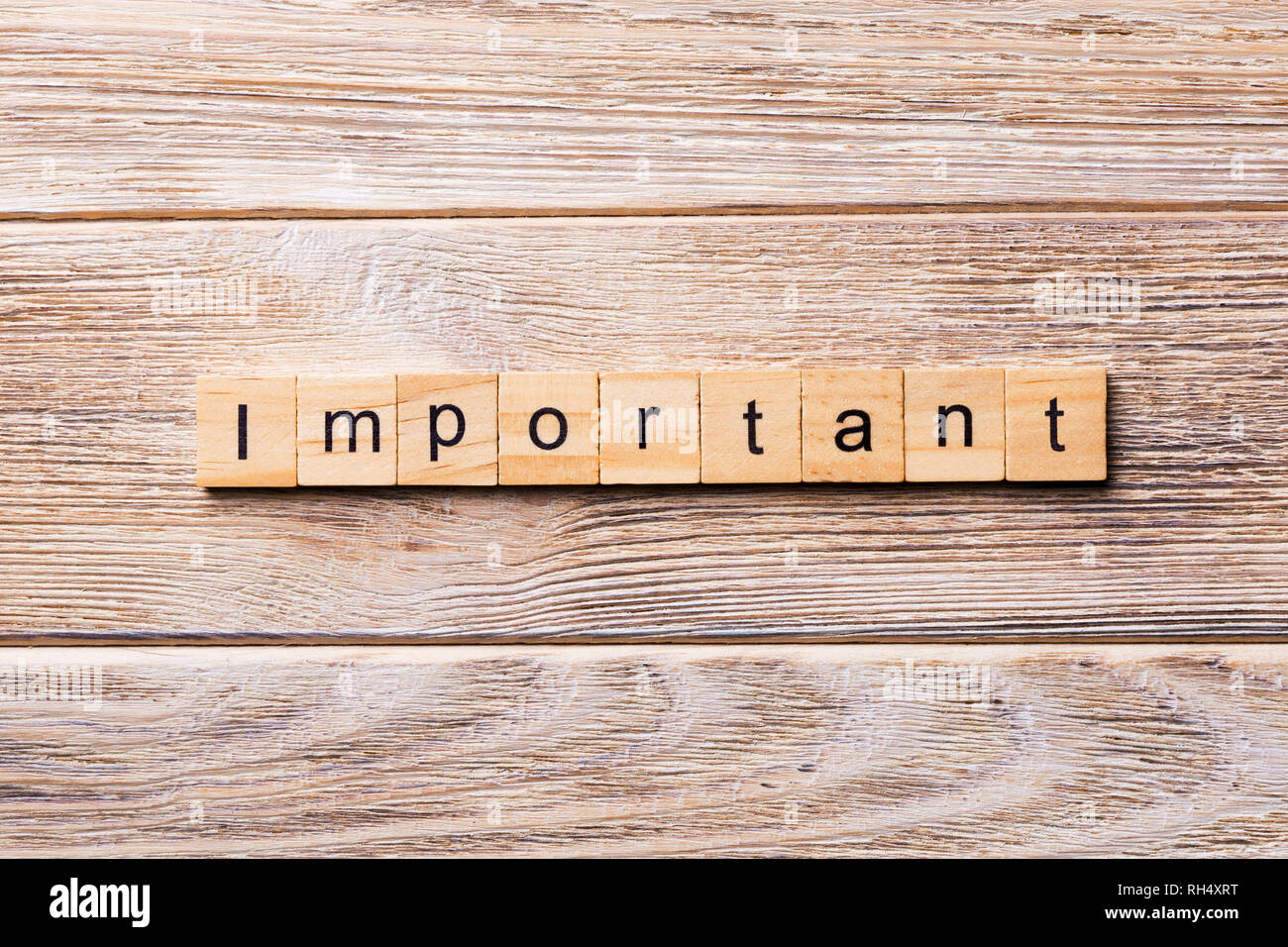 Important word hi-res stock photography and images - Alamy