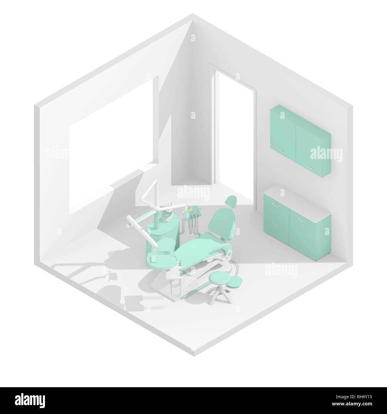 Axonometric projection hi-res stock photography and images - Alamy