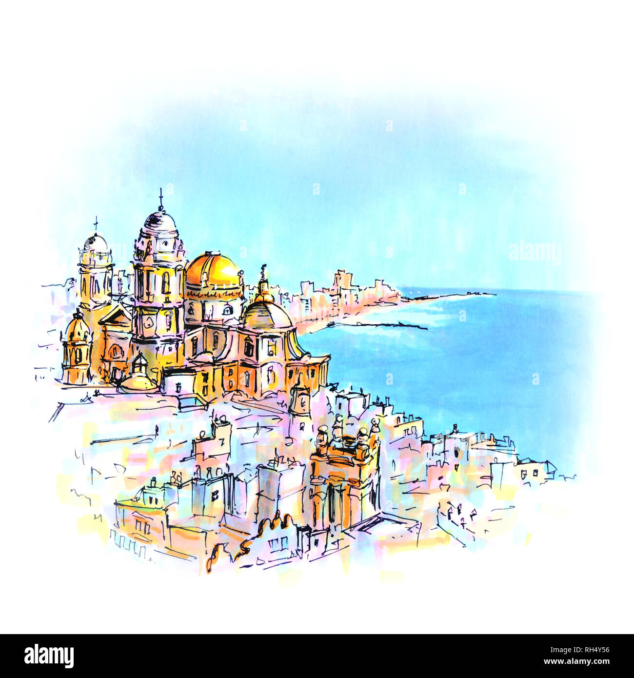 Andalusia view Cut Out Stock Images & Pictures - Alamy