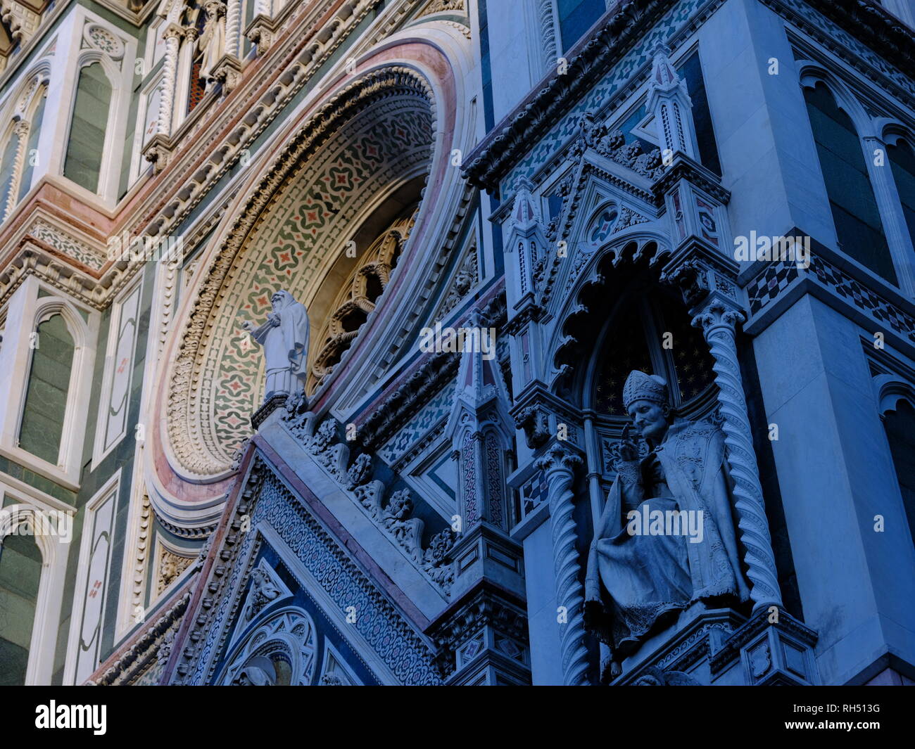Florence Cathedral Duomo and rose window Florence Italy Europe Stock ...