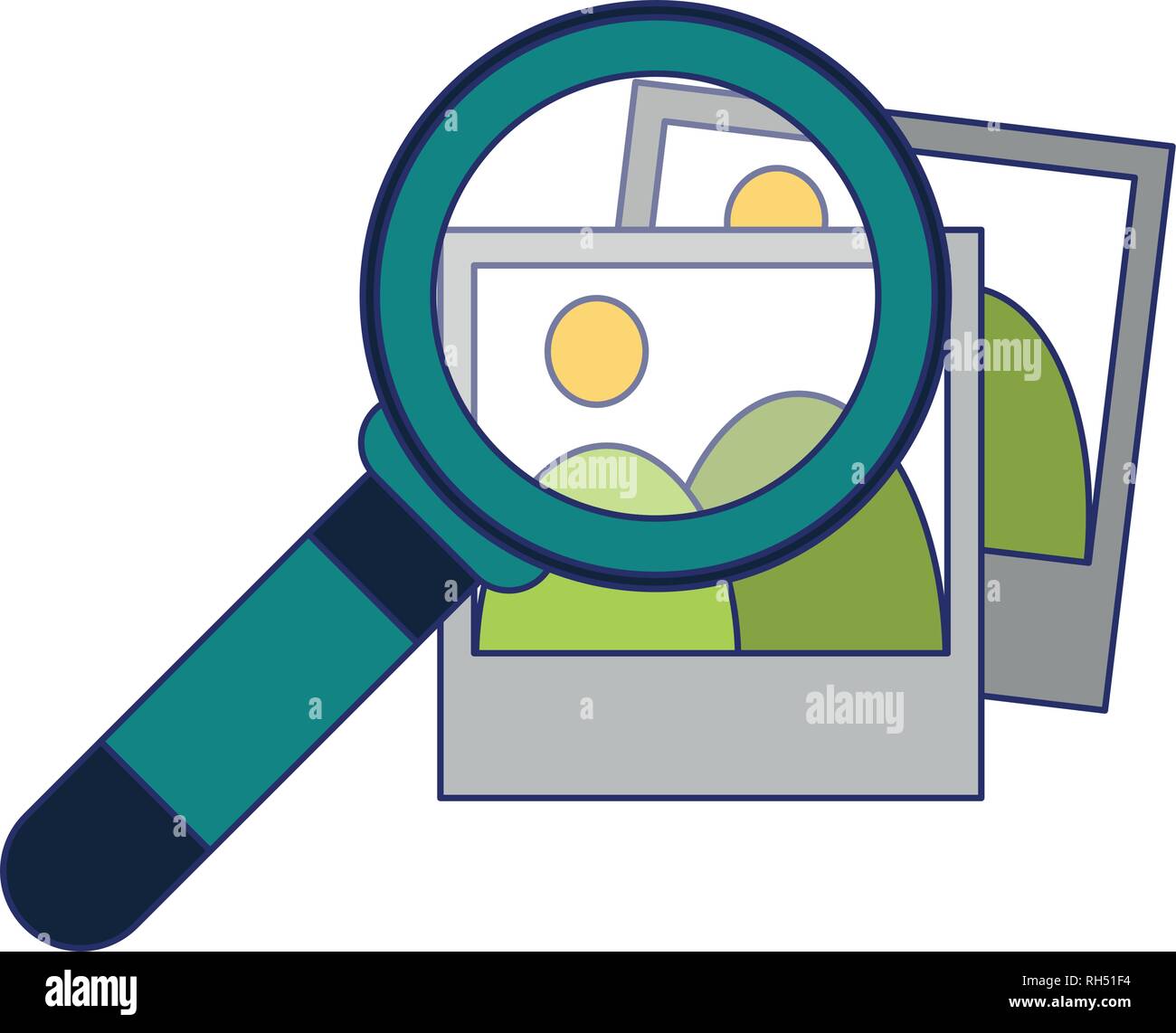 Looking symbol photo Stock Vector Images - Alamy