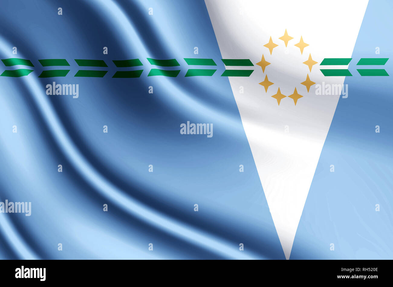 Formosa modern and realistic closeup 3D flag illustration. Perfect for ...