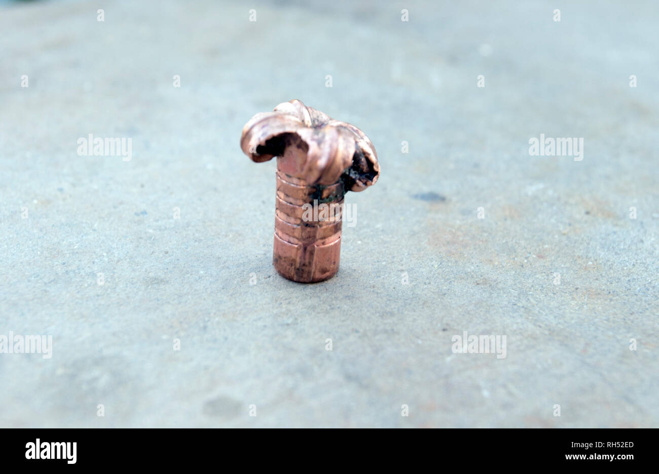 Bullet impact on metal hi-res stock photography and images - Alamy