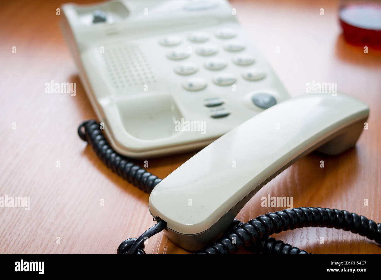 Modern digital phone, isolated on white background Stock Photo - Alamy