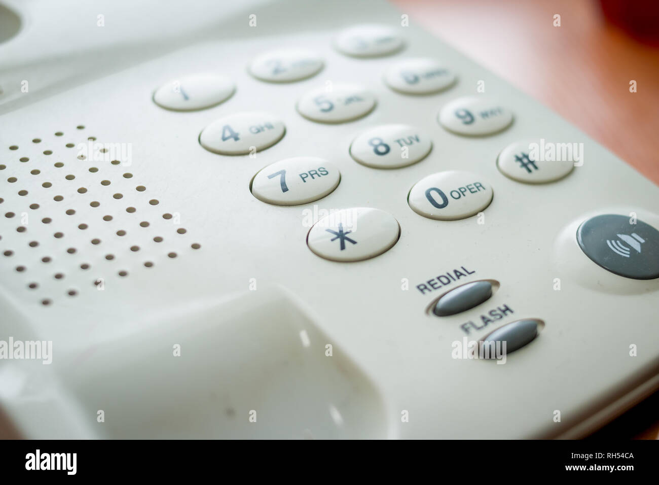 Modern digital phone, isolated on white background Stock Photo - Alamy