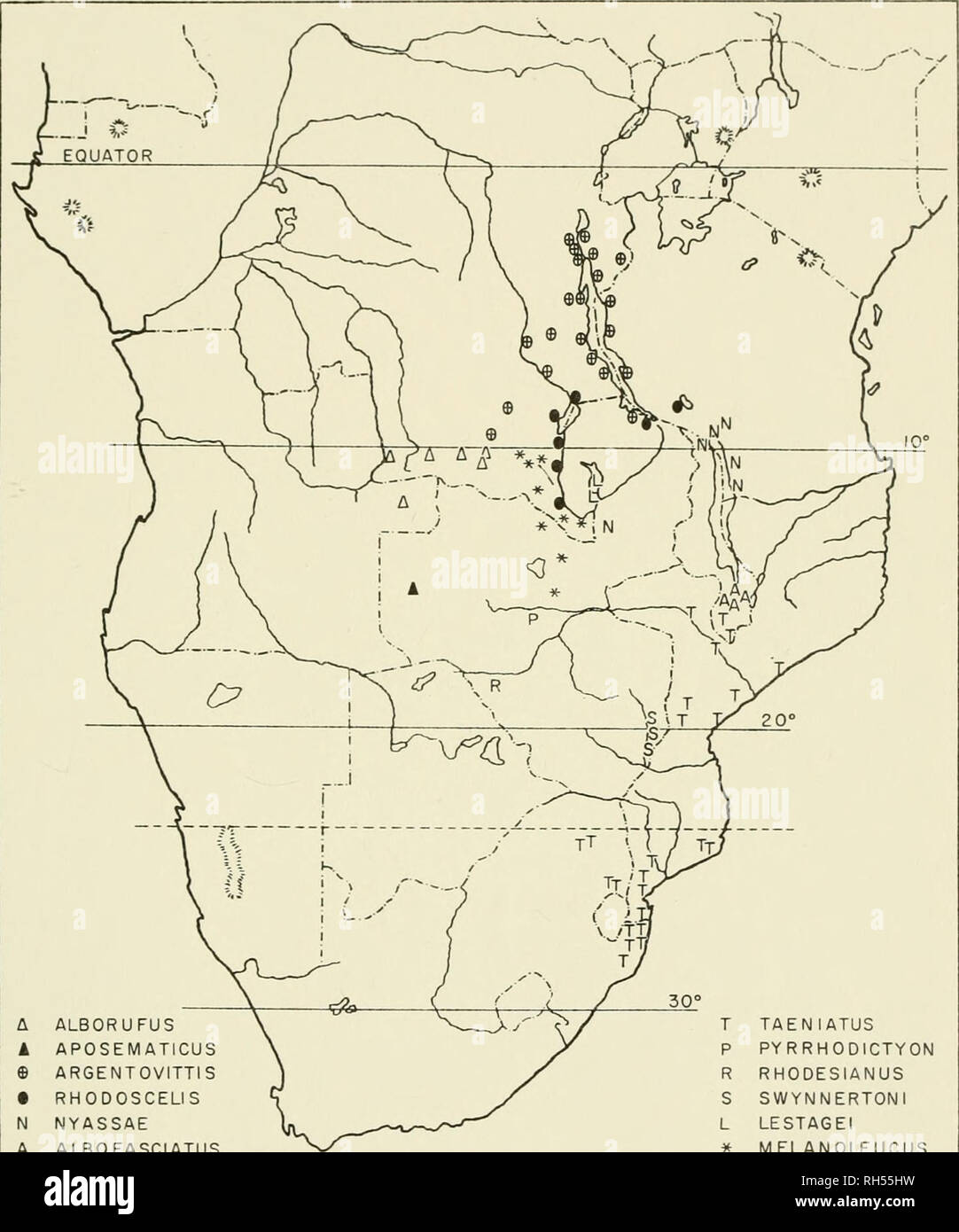 1965 africa map hi-res stock photography and images - Alamy