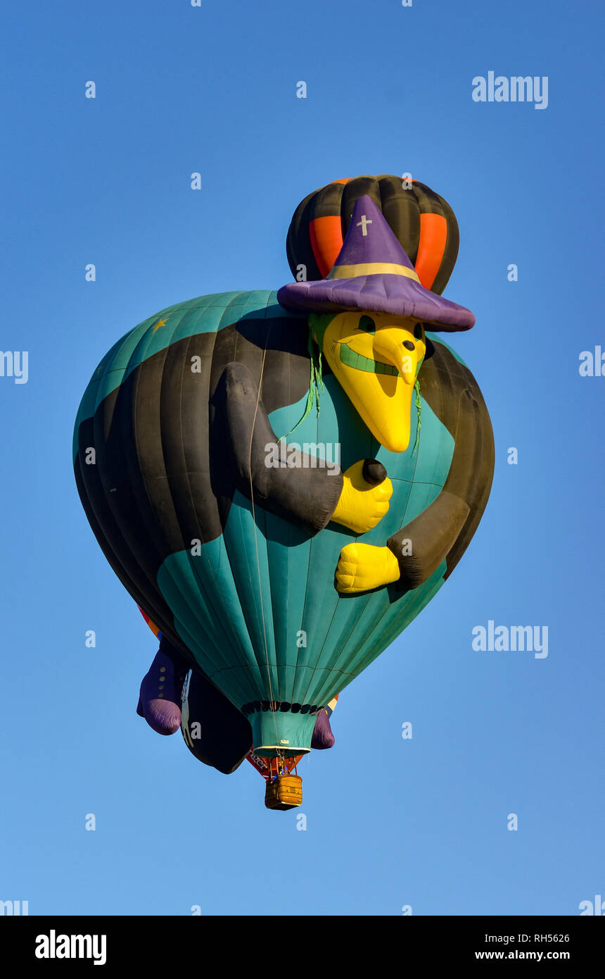 Sarah the witch hot air balloon hi-res stock photography and images - Alamy
