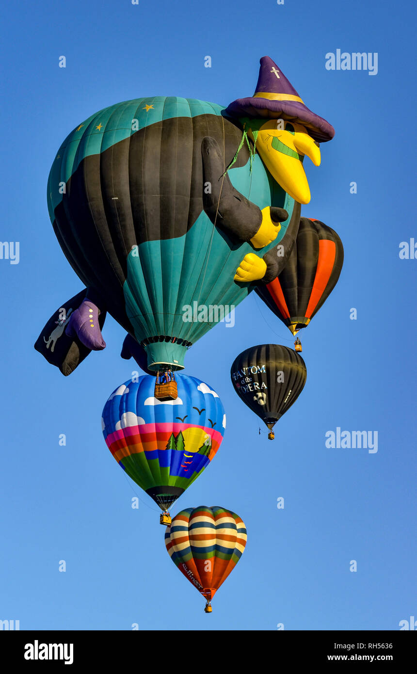 Sarah the witch hot air balloon hi-res stock photography and images - Alamy