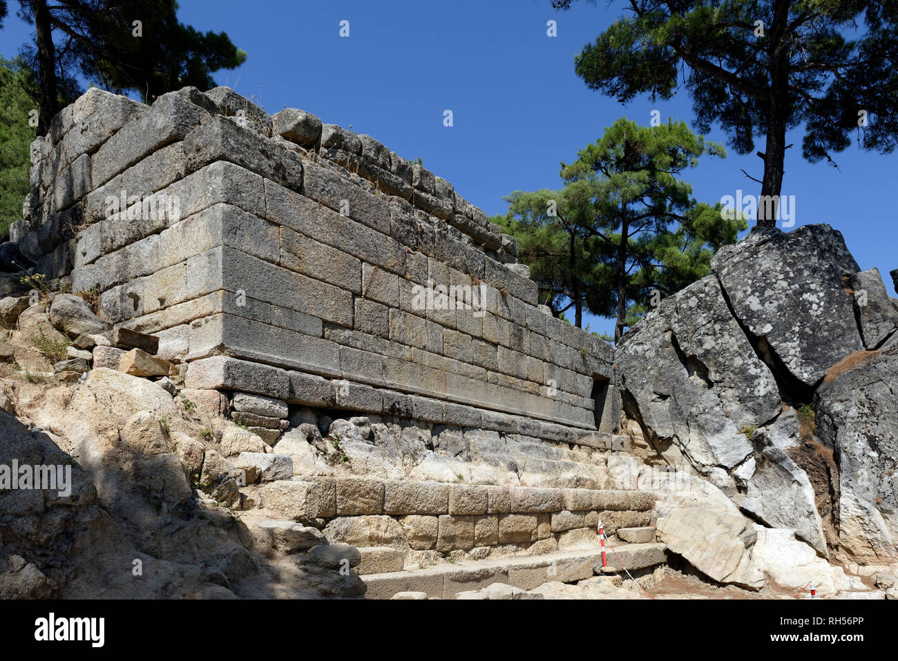 The Built Tomb, which stands on the slop above the sanctuary close to ...